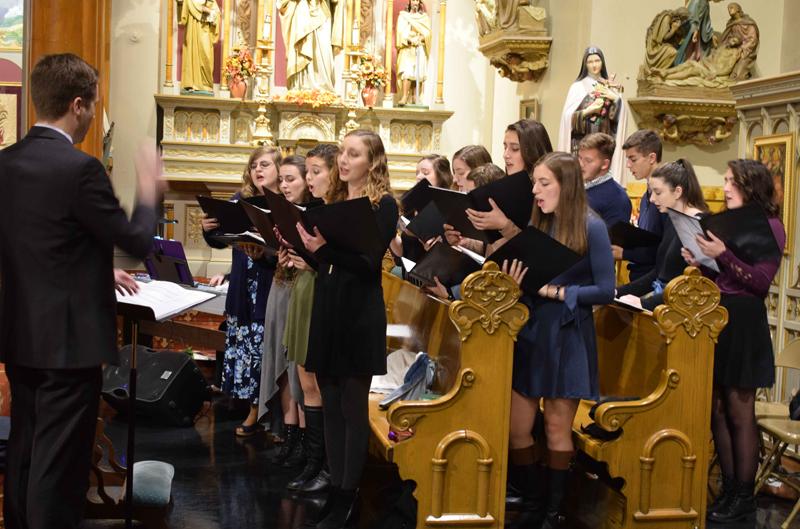 Bishop Schlert and Young Adults Pray for Holiness During Solemn Vespers ...