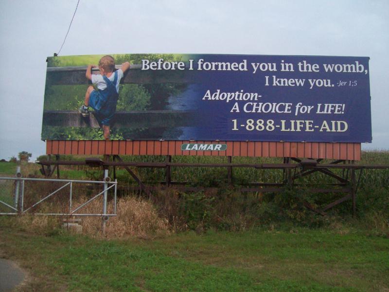 Donations Needed to Sustain Pro-Life Billboard | Roman Catholic Diocese ...