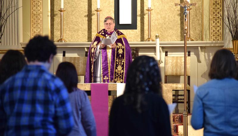 Young Adults Gather for ‘Vespers with the Bishop’ on Laetare Sunday ...