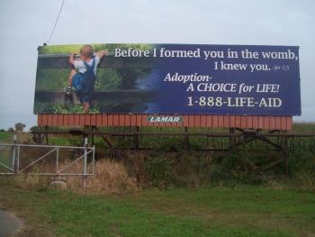 Donations Needed to Sustain Pro-Life Billboard | Roman Catholic Diocese ...